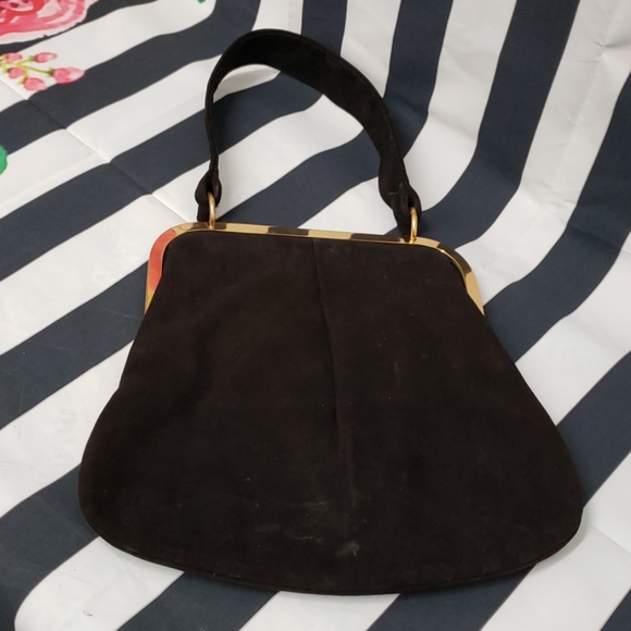Koret | Bags | Vintage Koret Leather Brown Suede Purse | Poshmark